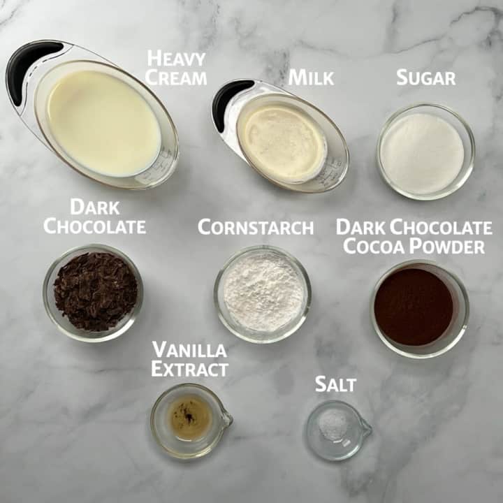 Homemade Dark Chocolate Pudding (No Eggs) - Scotch & Scones