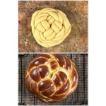 How to Braid a Four Strand Challah Two Ways - Scotch & Scones