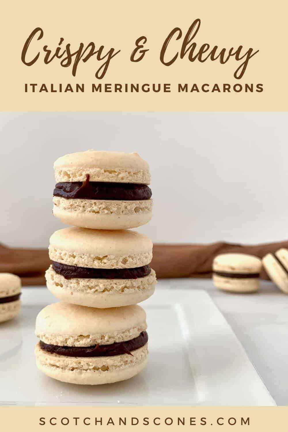 Italian Meringue Macarons Step by Step - Scotch & Scones