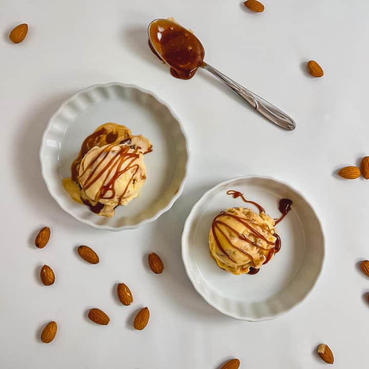 Salted Caramel Swirl Gelato Ice Cream - Scotch & Scones