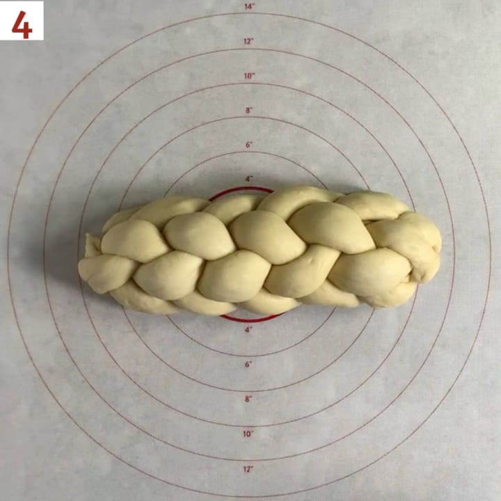 How to Braid a Six Strand Challah Two Ways - Scotch & Scones