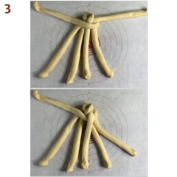 How to Braid a Six Strand Challah Two Ways - Scotch & Scones