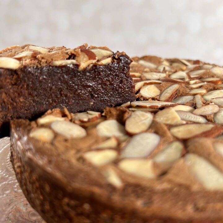 Flourless Chocolate Almond Cake (Torta Caprese) - Scotch & Scones