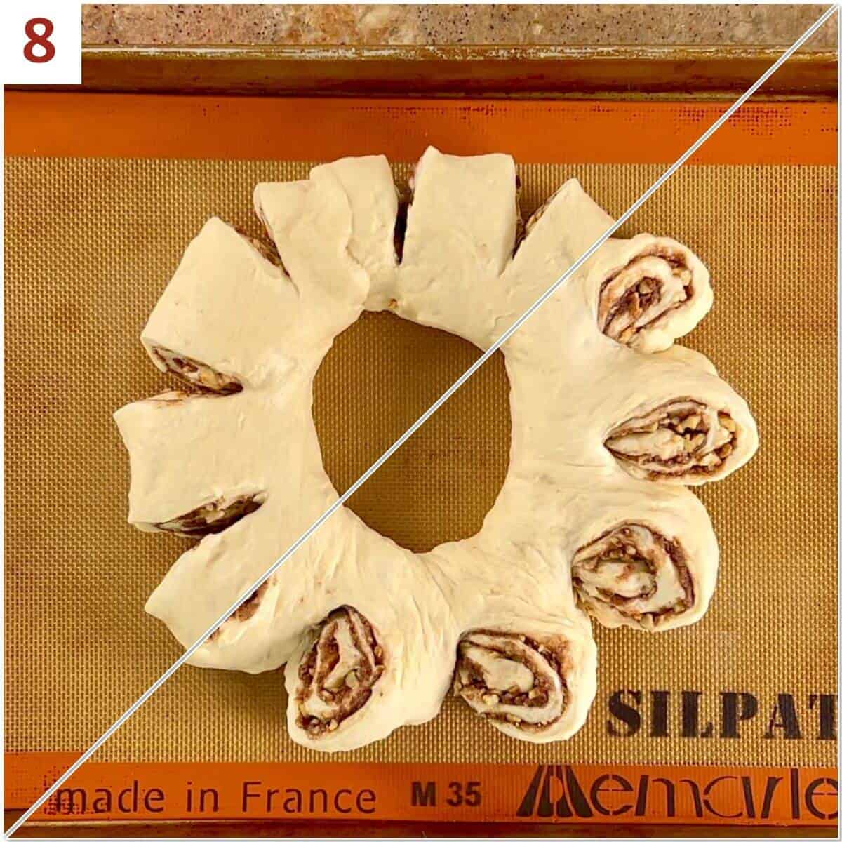 Swedish Tea Ring (Tangzhong Method) - Scotch & Scones