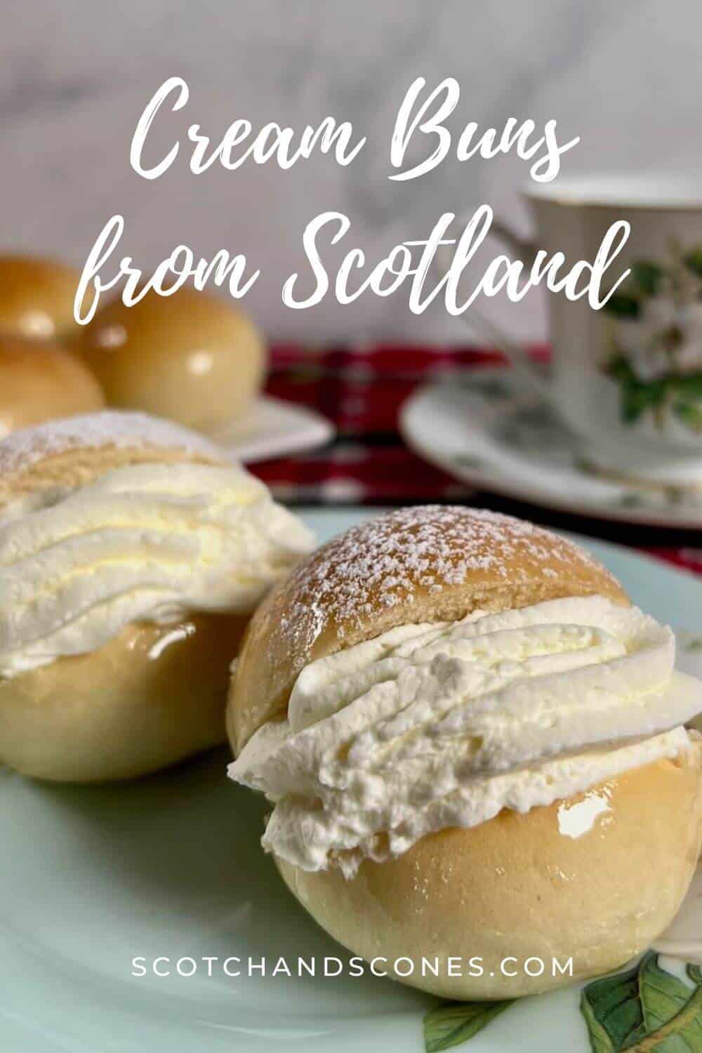 Cream Buns from Scotland - Scotch & Scones